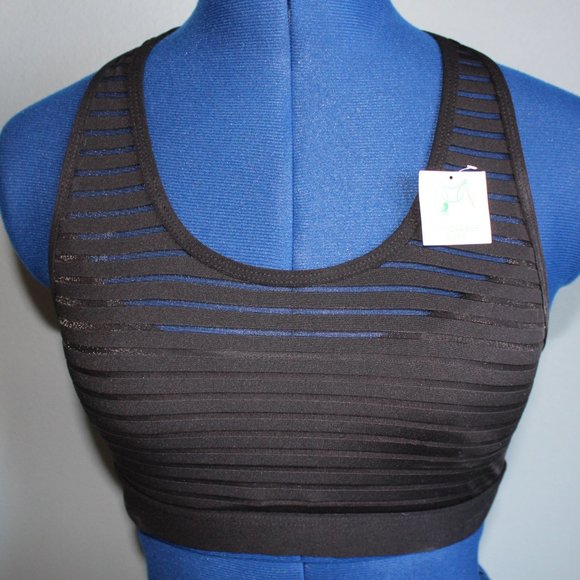 dip | Intimates & Sleepwear | Dip Black Racerback Sports Bra Removable ...